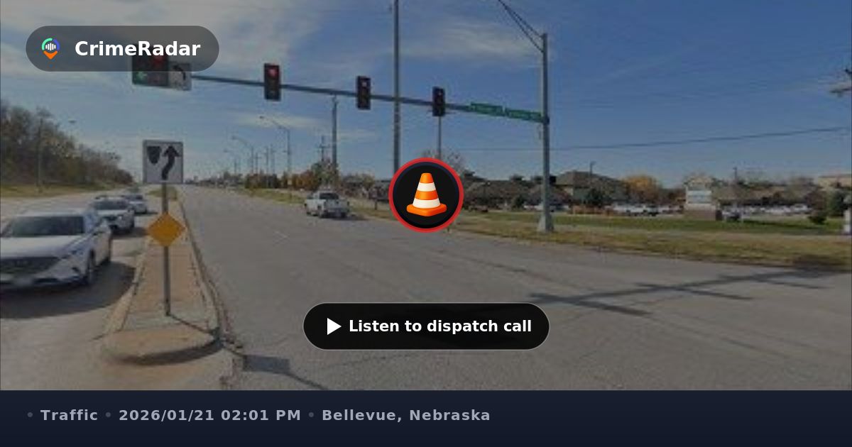 Traffic stop near Cornhusker and Fort Crook, Bellevue NE | CrimeRadar