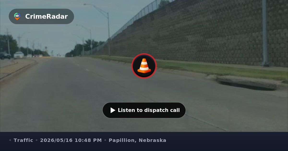 Two-vehicle injury crash at Washington and Giles, Papillion NE | CrimeRadar