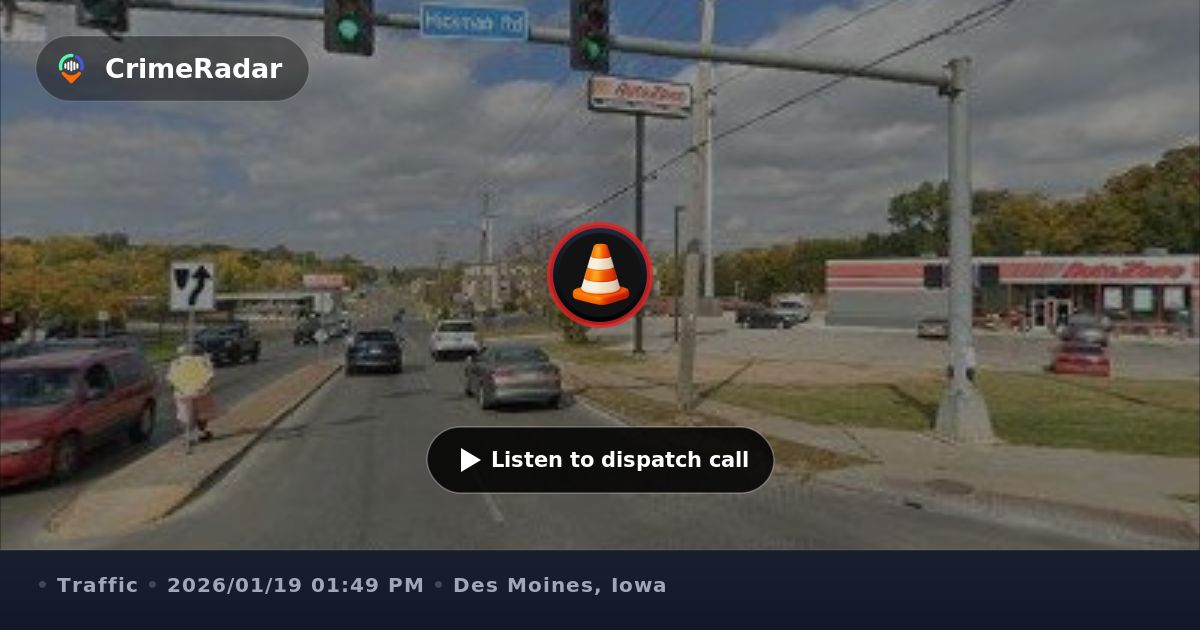 Two-vehicle crash near MLK Pkwy and Hickman Rd, Des Moines IA | CrimeRadar