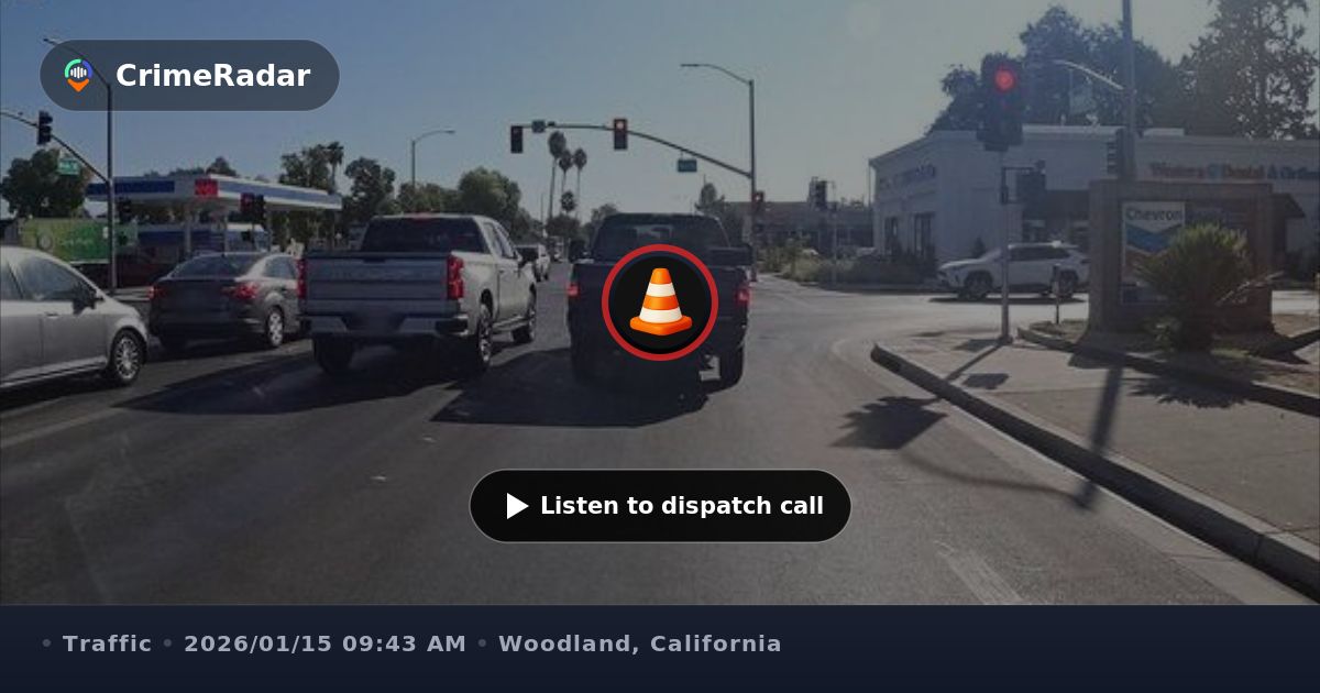Traffic stop near Main and West streets, Woodland CA | CrimeRadar