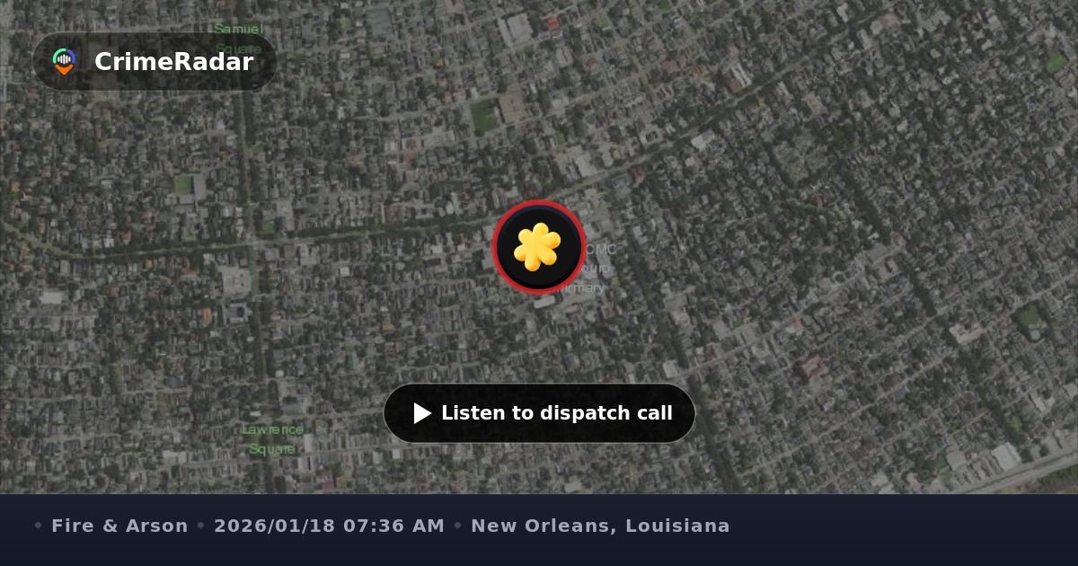 Fire alarm at General Taylor St triggers major response, New Orleans LA ...