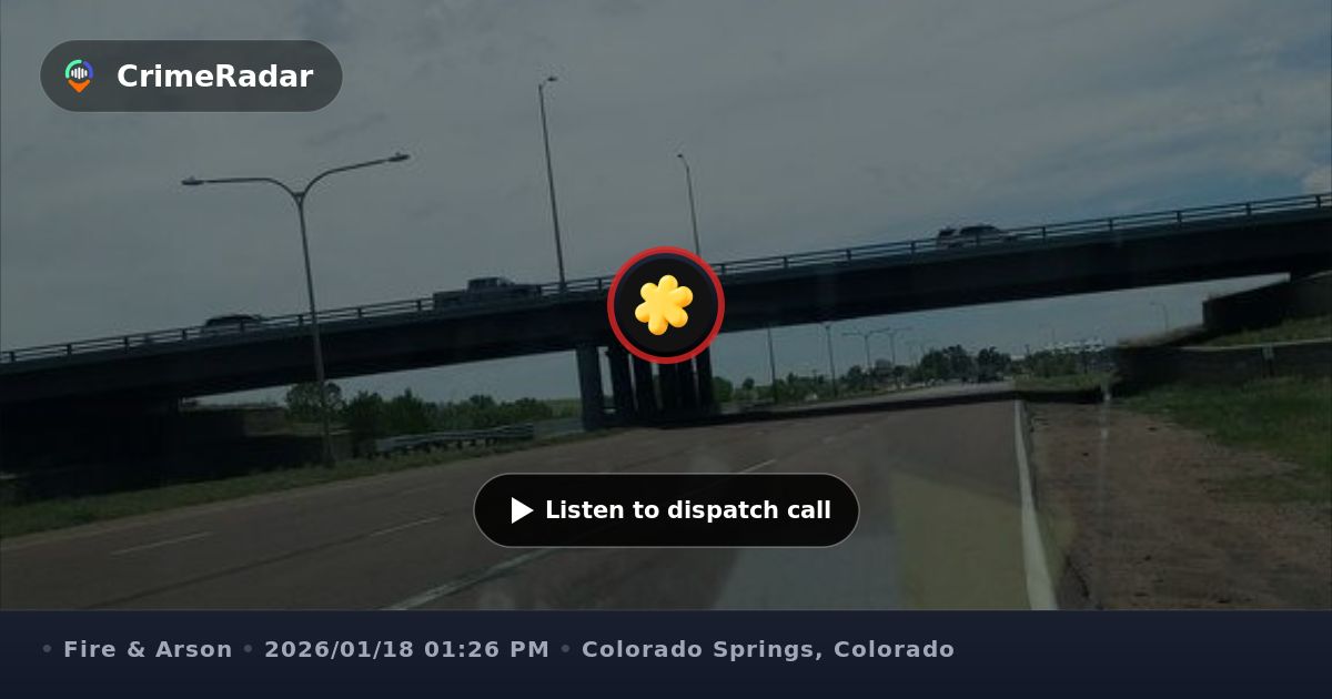 Fire crews investigate RV fire near Union and bypass, Colorado Springs ...