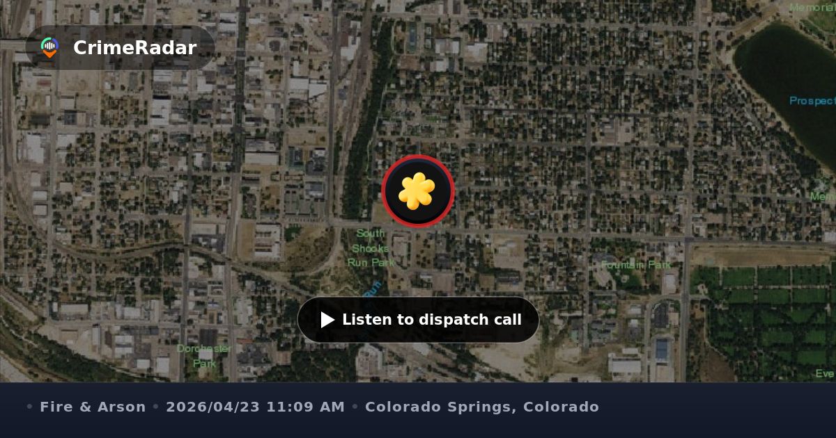 Water flow alarm at Shooks Run Apartments, Colorado Springs CO | CrimeRadar