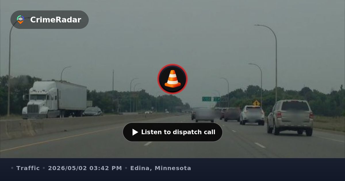 Engine delayed to assist Highway 100 car crash, Edina MN | CrimeRadar