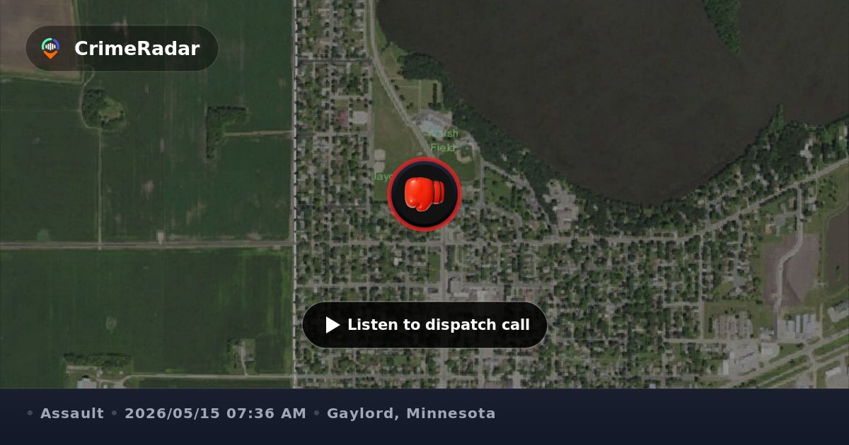 Officers respond to assault at Gaylord post office, Gaylord MN | CrimeRadar