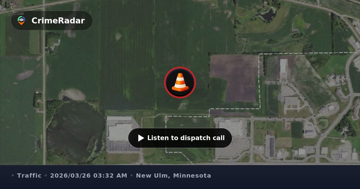 Vehicle hits sign near Walmart on Westridge Road, New Ulm MN | CrimeRadar