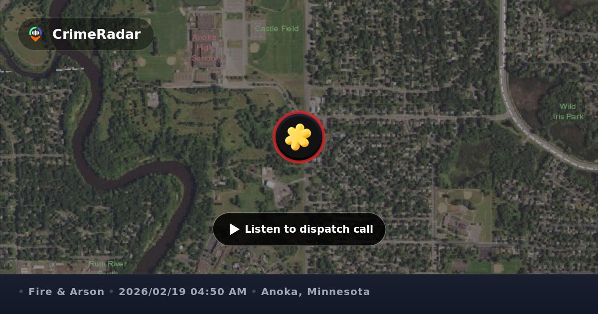 Fire alarm reported at AMRTC on 7th Avenue, Anoka MN | CrimeRadar