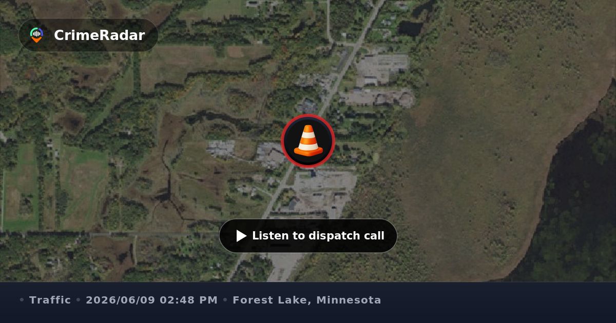 Four-vehicle injury crash blocks lanes on Lake Drive, Forest Lake MN ...