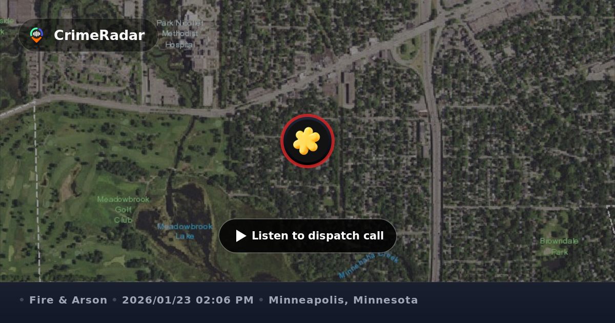 Fire crews respond to apartment blaze near Brookside Ct, Minneapolis MN ...