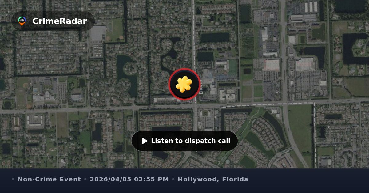 911 hang-up linked to children playing on phone, Hollywood FL | CrimeRadar