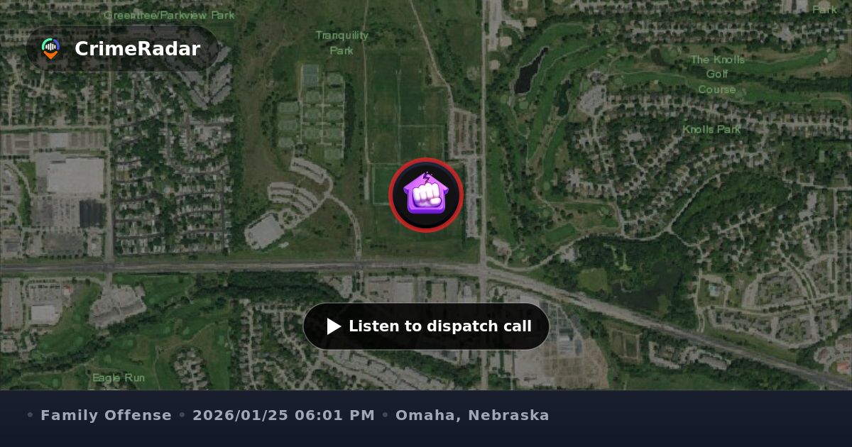 Officers respond to possible domestic dispute near N Street, Omaha NE | CrimeRadar
