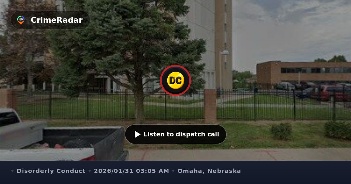 Officers respond to argument at Jackson Tower, Omaha NE | CrimeRadar