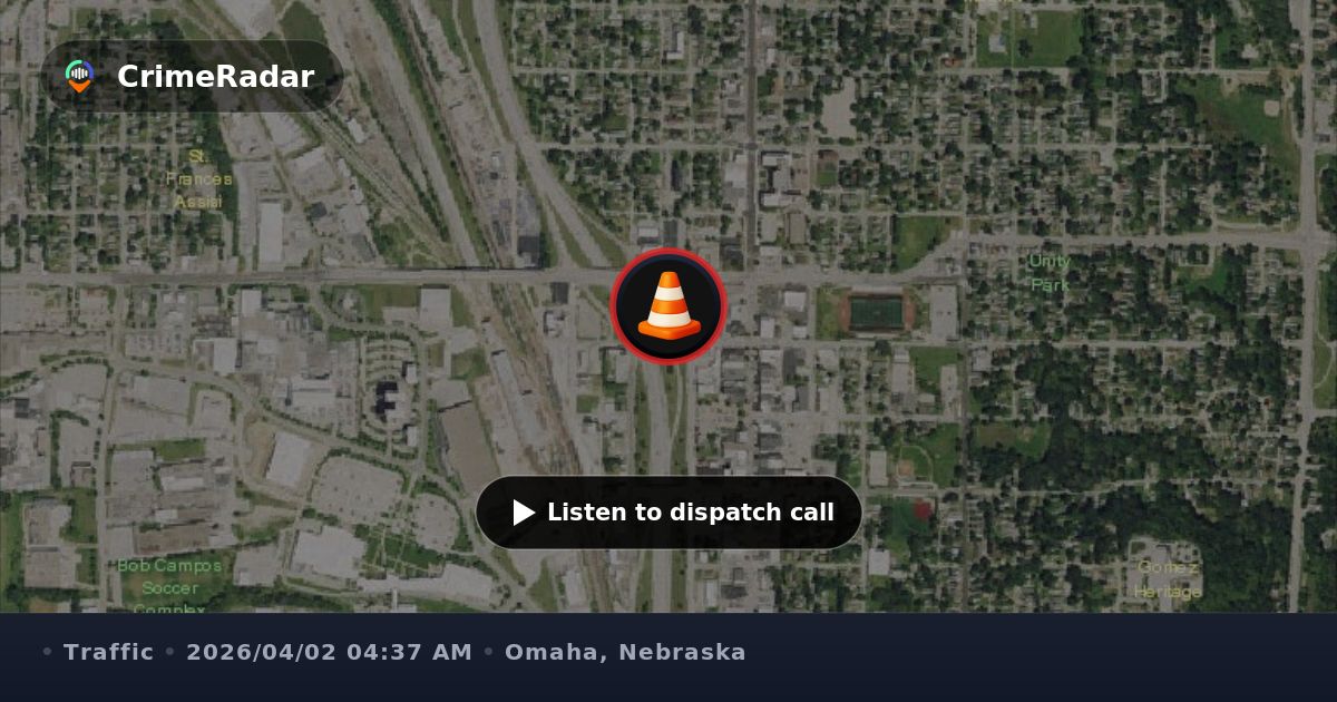 Two-car crash with property damage, no injuries, Omaha NE | CrimeRadar
