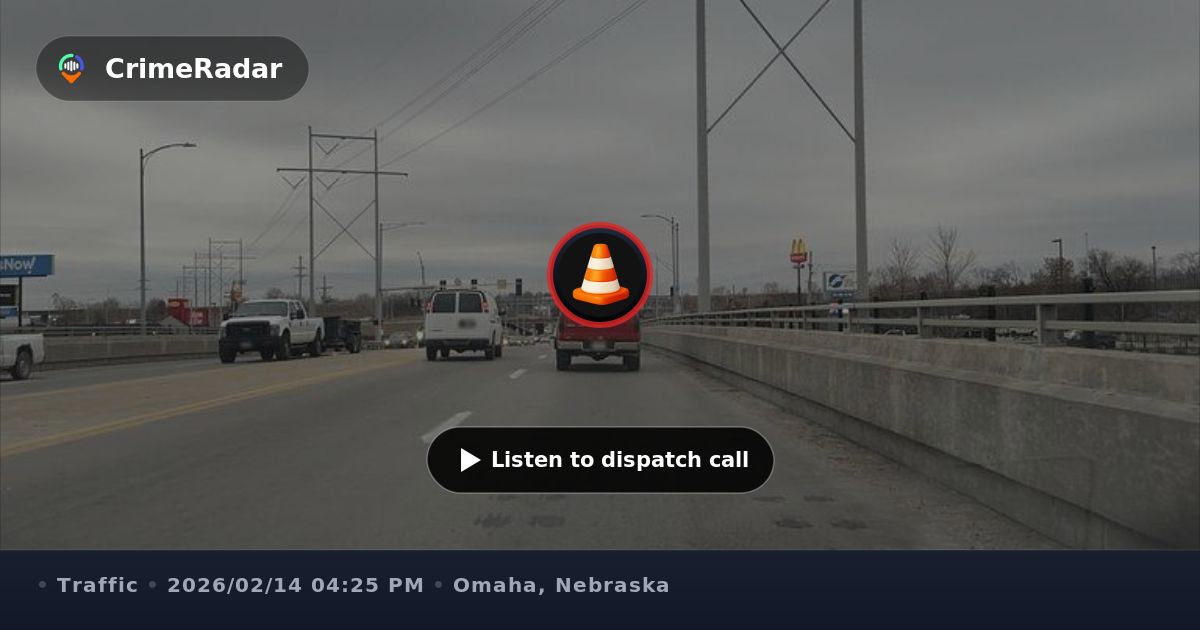 Injury crash involving two cars at 84th and Grover, Omaha NE | CrimeRadar