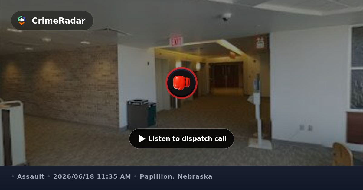 Man reports assault at hospital emergency room, Papillion NE | CrimeRadar