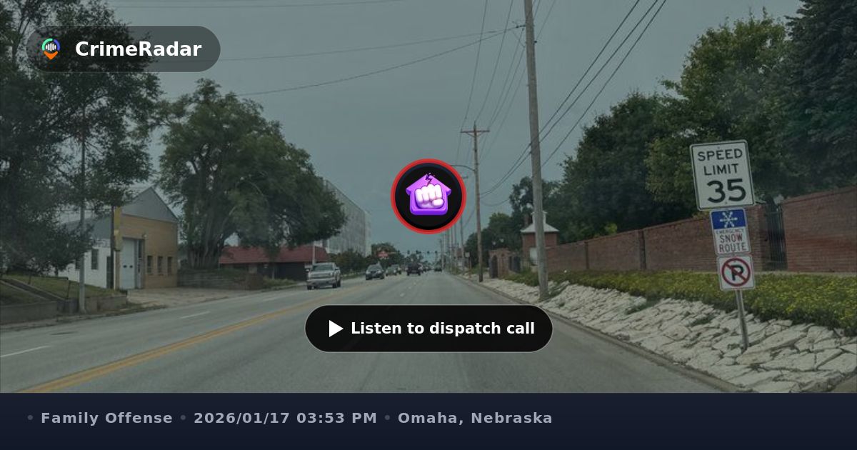 Possible domestic disturbance near North 30th St, Omaha NE | CrimeRadar