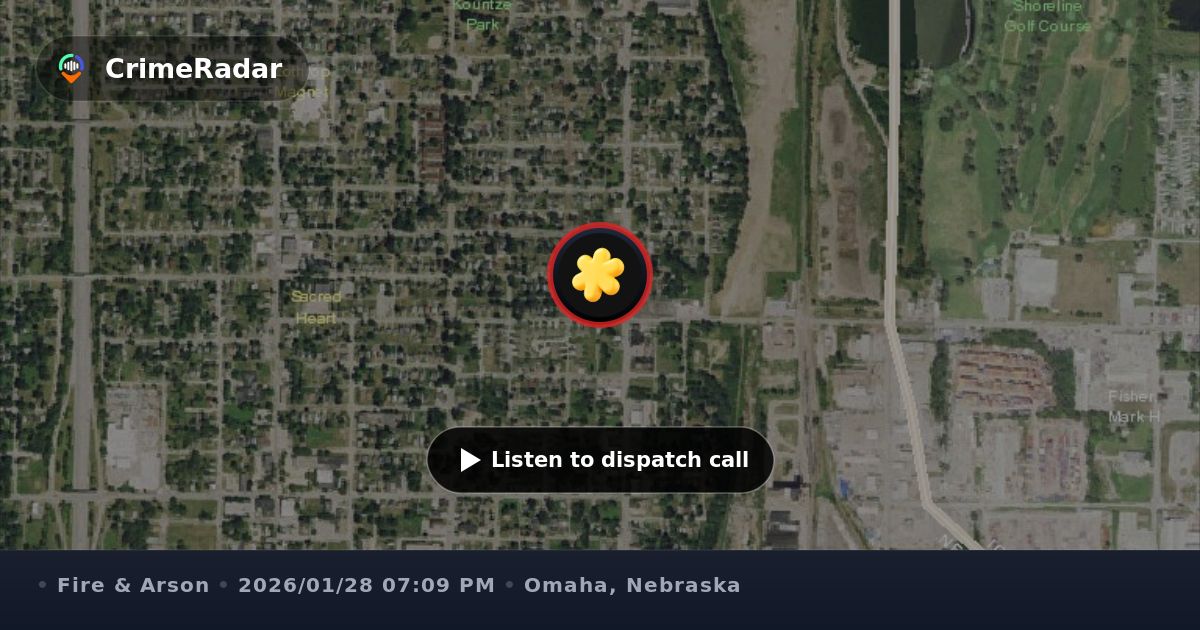 Fire crews respond to unpermitted burn near Locust St, Omaha NE ...