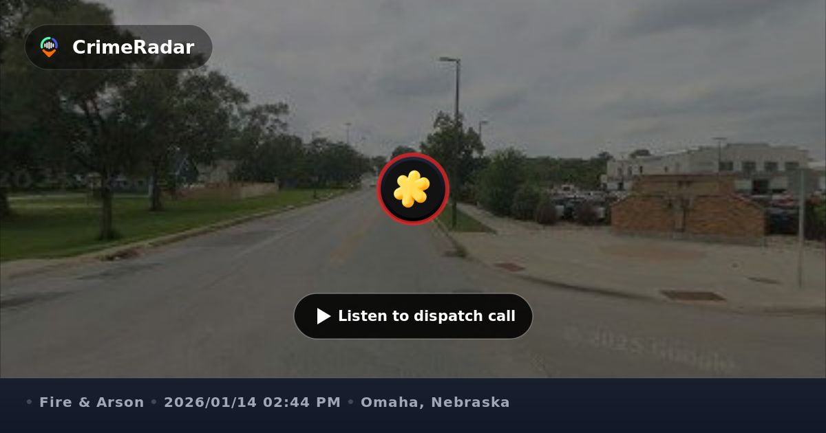 Crews respond to fire near Lake and 26th St, Omaha NE | CrimeRadar
