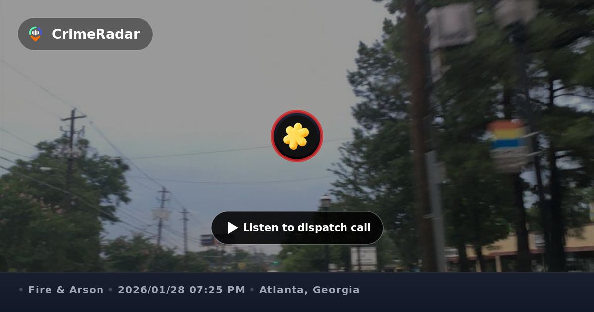 Fire units address possible hazard on Manchester Ave NE, Atlanta GA ...