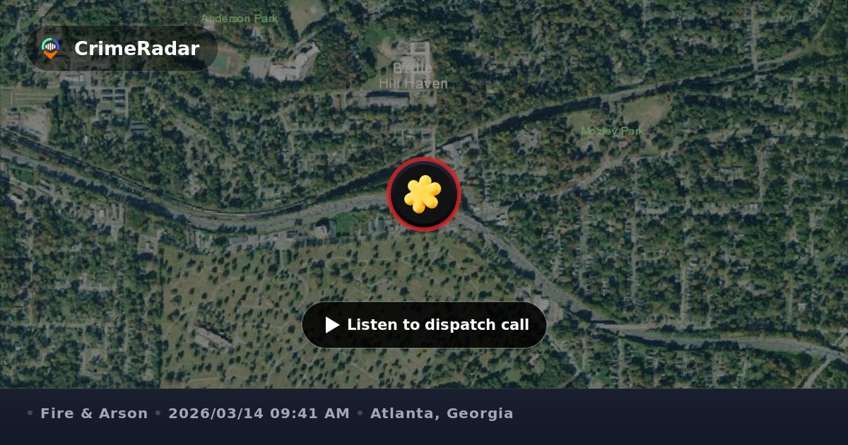 Report of outside smoke on Martin Luther King Jr Drive, Atlanta GA ...
