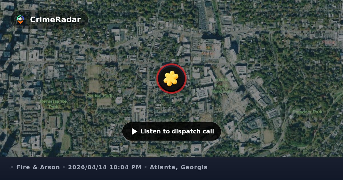 Alarm bell at commercial multifamily building, Atlanta GA | CrimeRadar