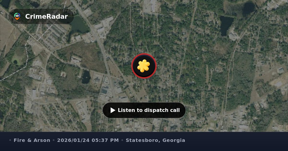 Fire alarm activates at apartment complex near Main St, Statesboro GA ...