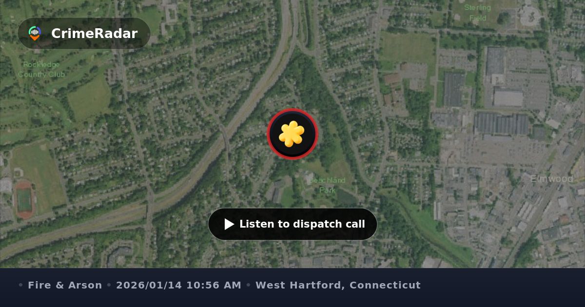 Fire unit responds to carbon monoxide alarm, West Hartford CT | CrimeRadar