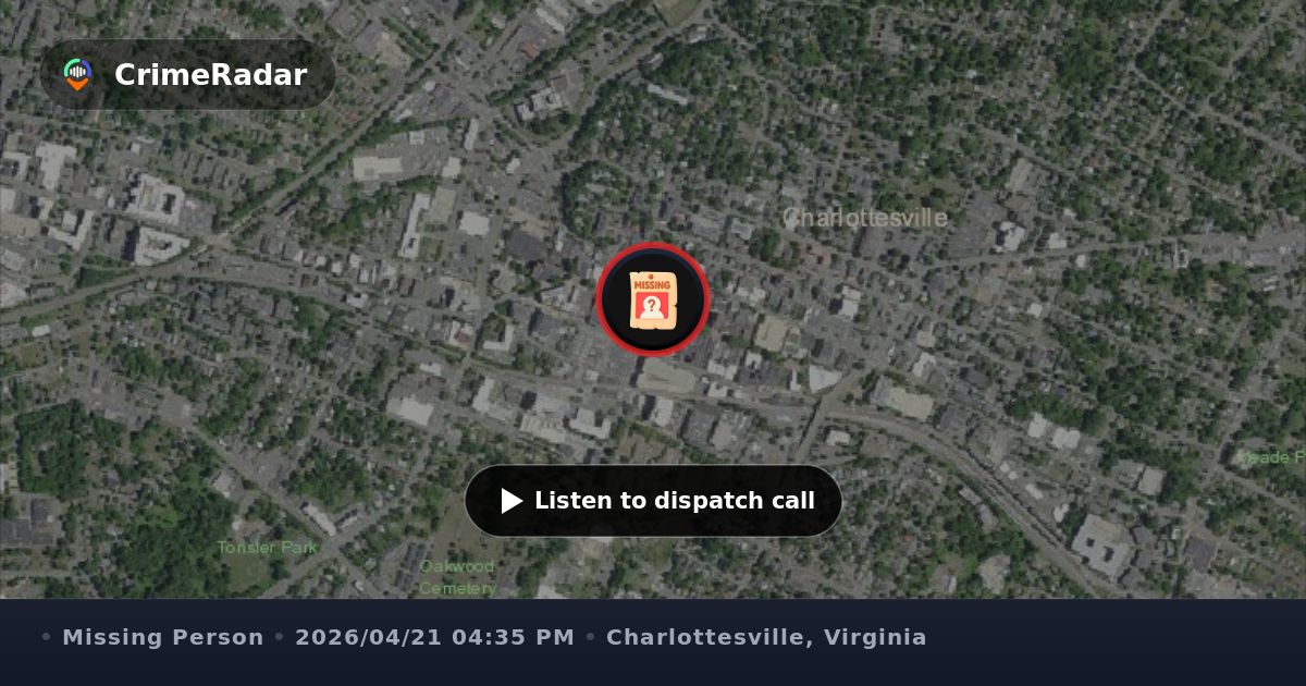 Missing juvenile with custody order in Charlottesville, Charlottesville ...