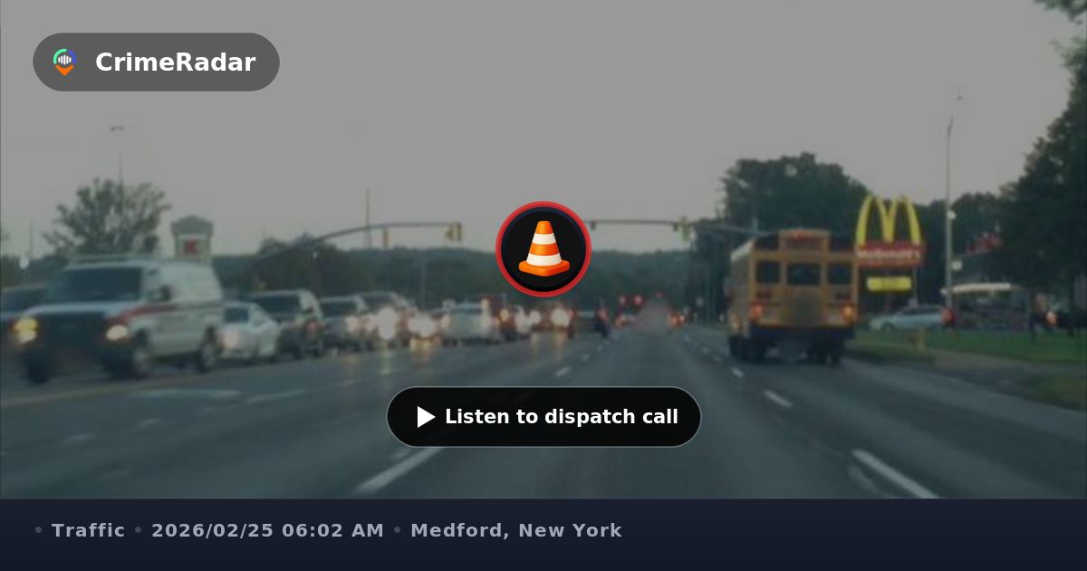 SUV stuck in snowbank near Sunrise Highway exit 63, Medford NY | CrimeRadar