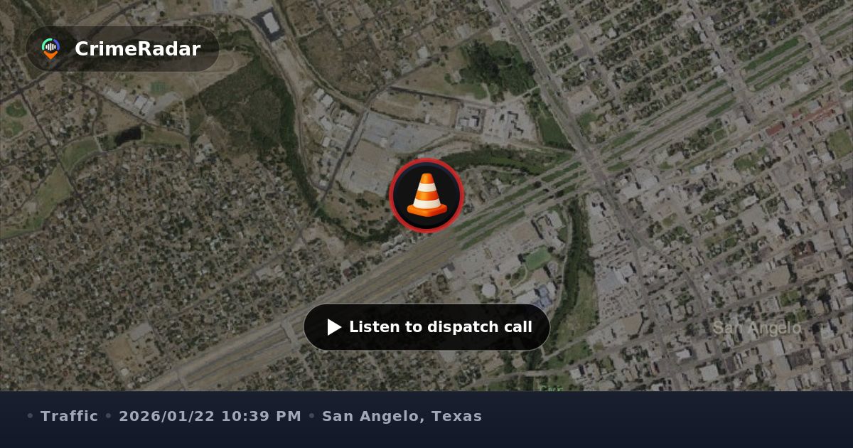 Fire crew assists after vehicle crash near Caddo St, San Angelo TX ...