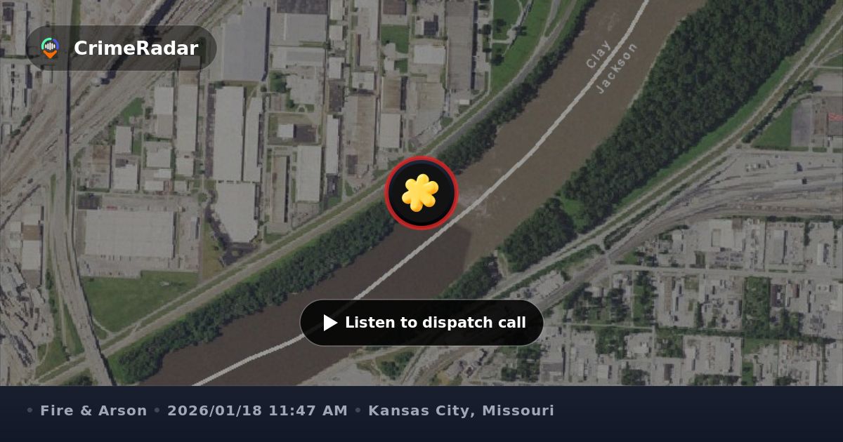 Small burn barrel fire near North Garland Ave, Kansas City MO | CrimeRadar