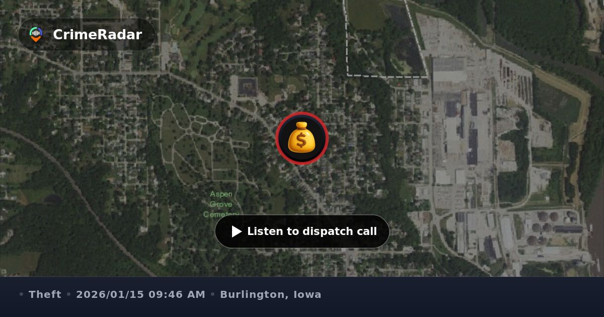 Possible utility theft near Lincoln St, Burlington IA | CrimeRadar