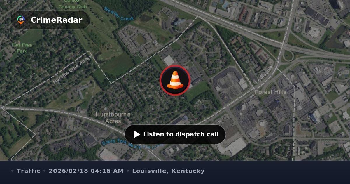 Two-car crash on South Hurstbourne Parkway, Louisville KY | CrimeRadar