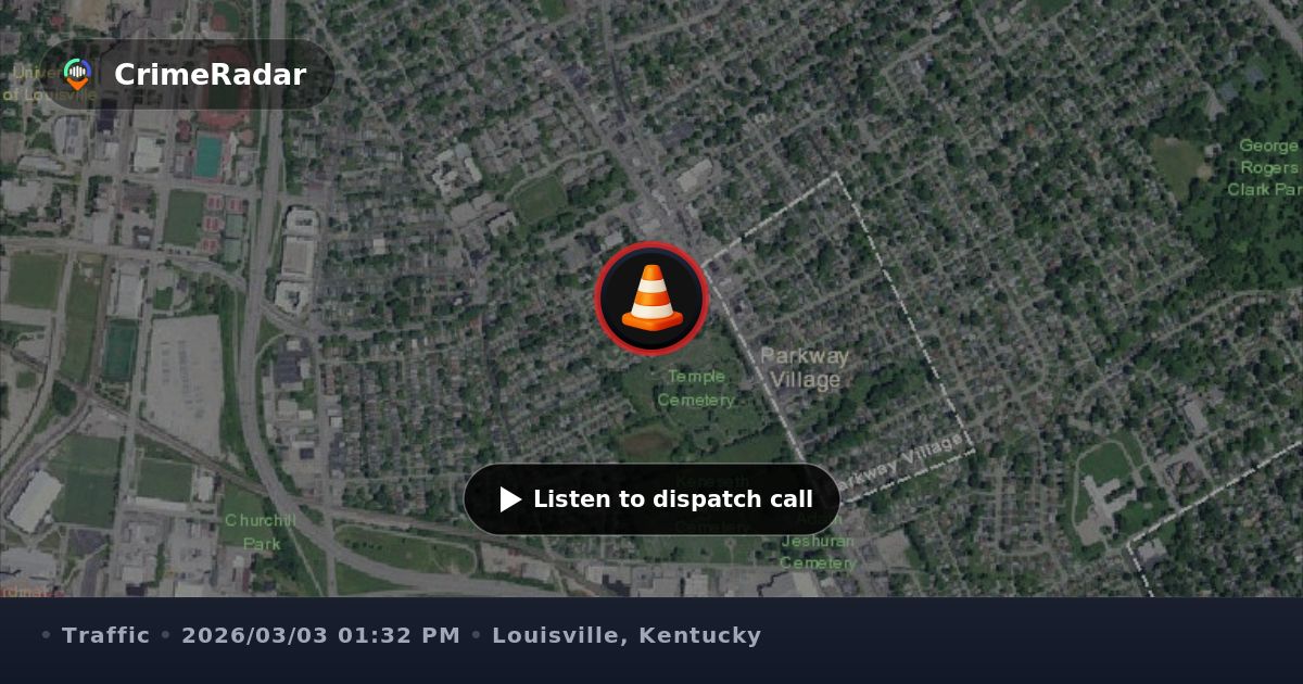 Non-injury crash involving school bus on Preston Highway, Louisville KY ...