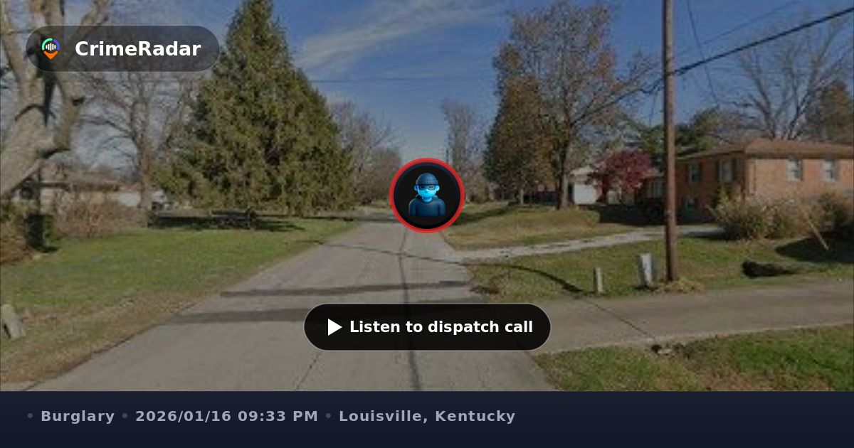 Possible break-in reported on Torrington Rd, Louisville KY | CrimeRadar