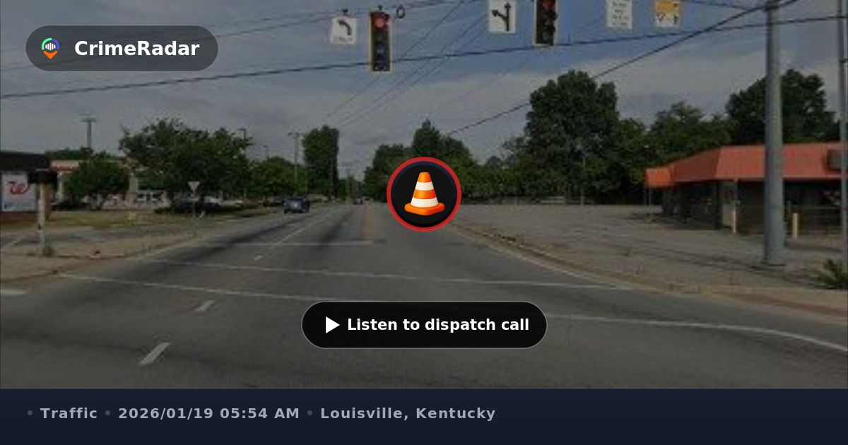 Traffic stop near Dixie Hwy and Upper Hunters Trace, Louisville KY ...