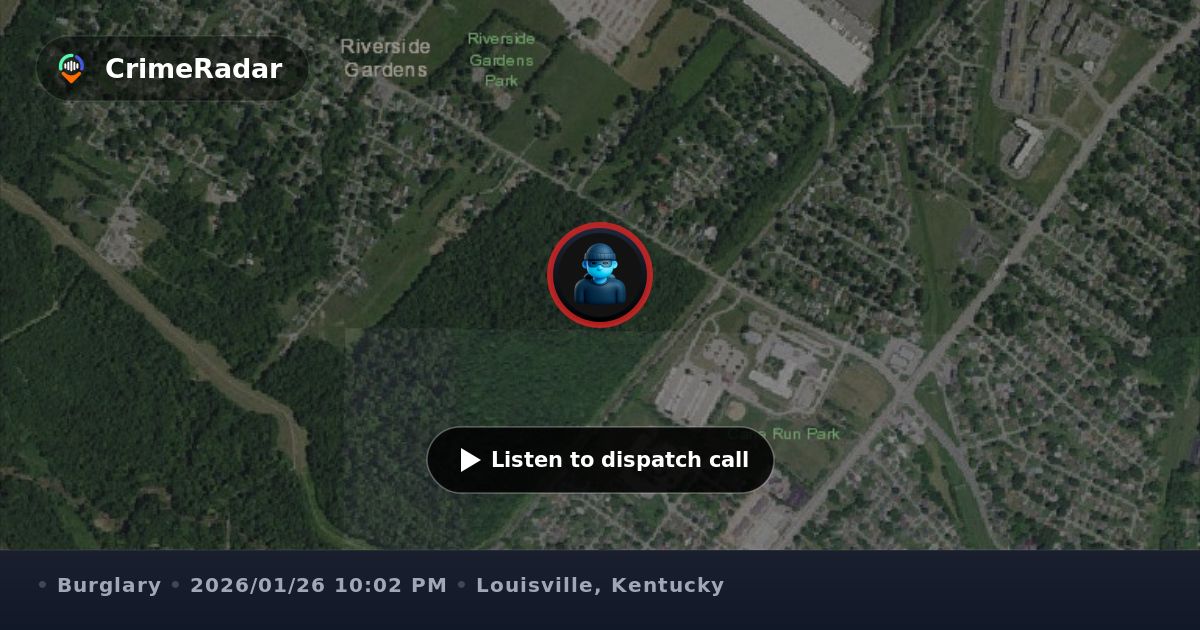 Possible break-in near Seton Hill Drive, Louisville KY | CrimeRadar