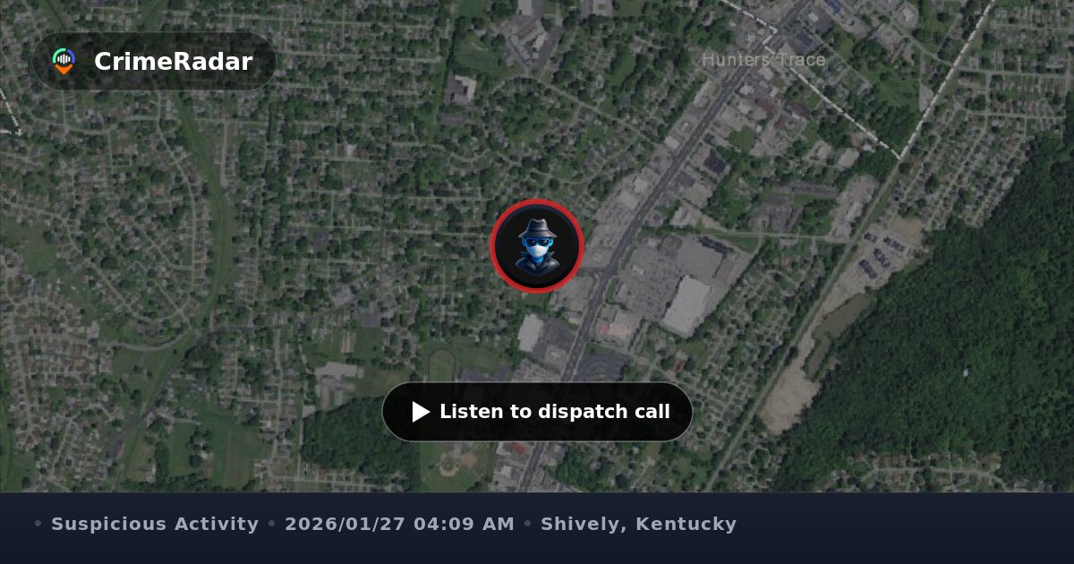 Vehicle investigated near Holy Cross High School, Shively KY | CrimeRadar
