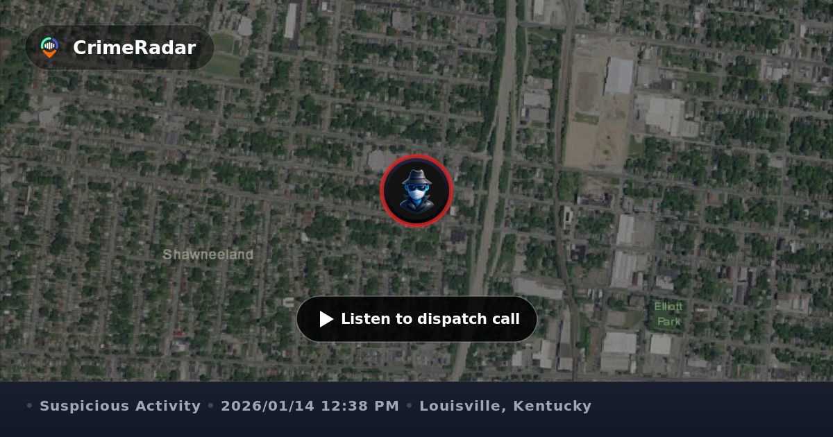 Officers respond to possible foot pursuit on Vermont Ave, Louisville KY ...