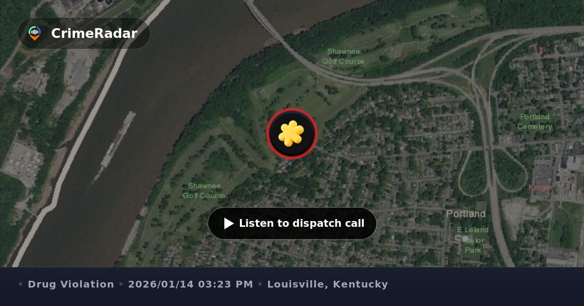 Possible drug activity near North 43rd St, Louisville KY | CrimeRadar