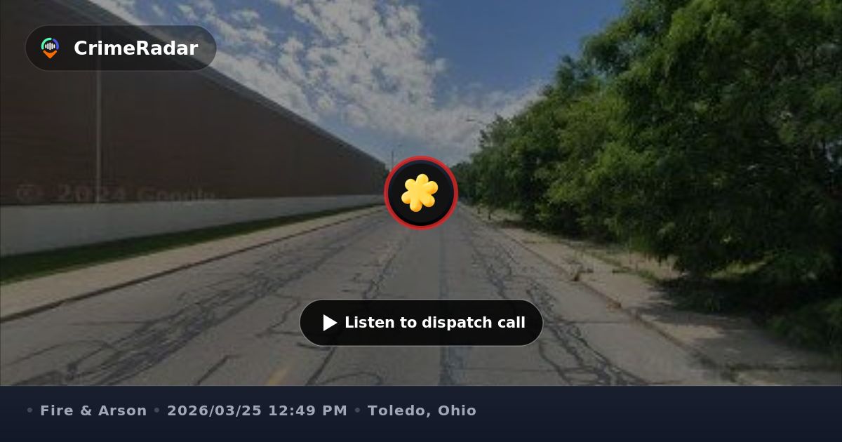 Reported basement fire with heavy smoke odor, Toledo OH | CrimeRadar