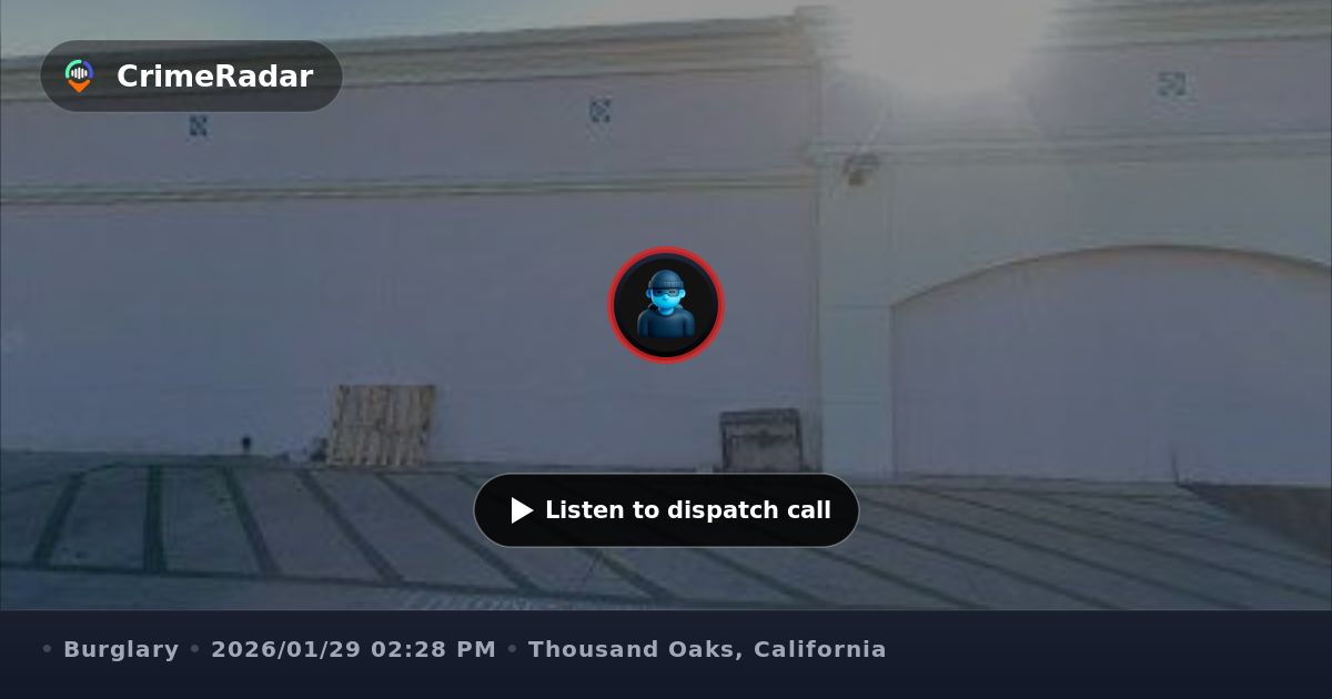 Trespassing reported at Dollar Tree on Moorpark Road, Thousand Oaks CA ...