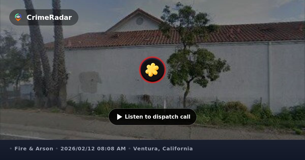 Fire response at Motel 6 in Ventura, Ventura CA | CrimeRadar
