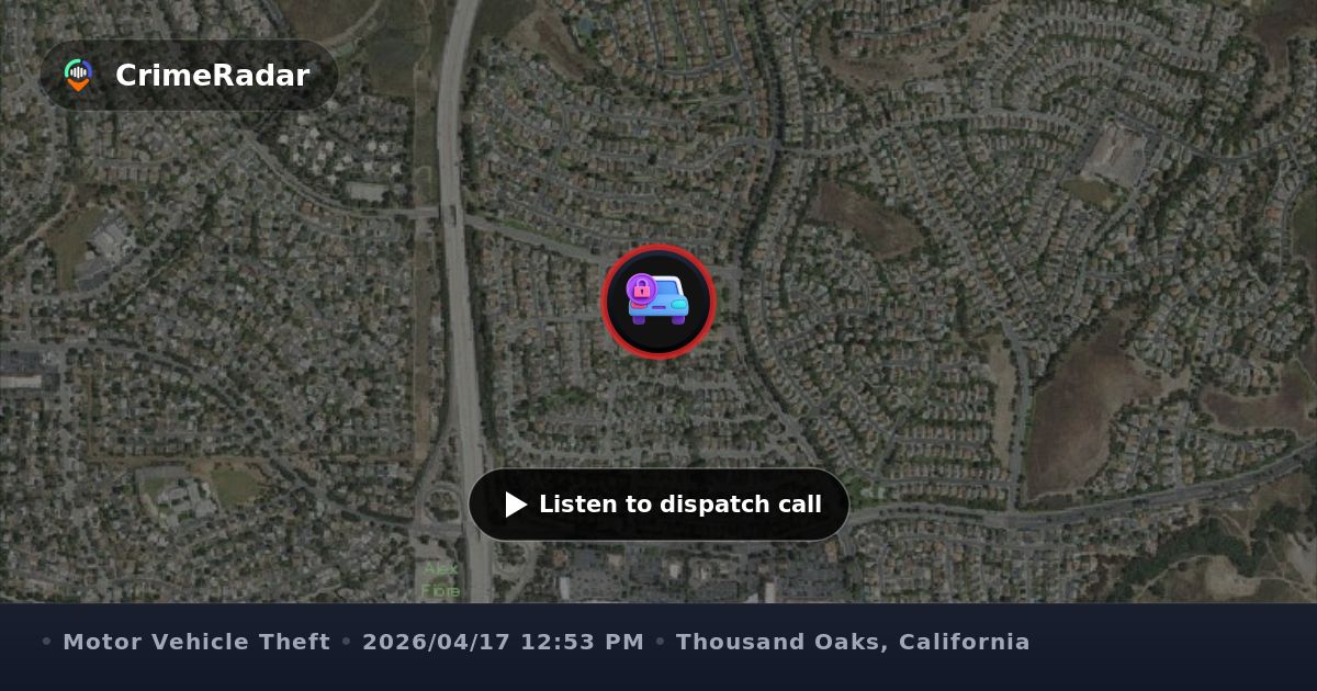 Truck and cash reported stolen from residence, Thousand Oaks CA ...
