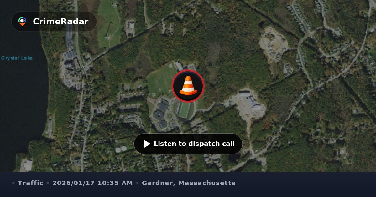 Car slides off road near Ridgewood Ln, Gardner MA | CrimeRadar