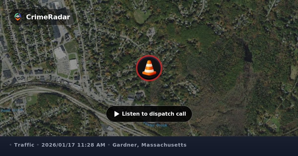 Ambulance called after crash on Pearson Blvd, Gardner MA | CrimeRadar