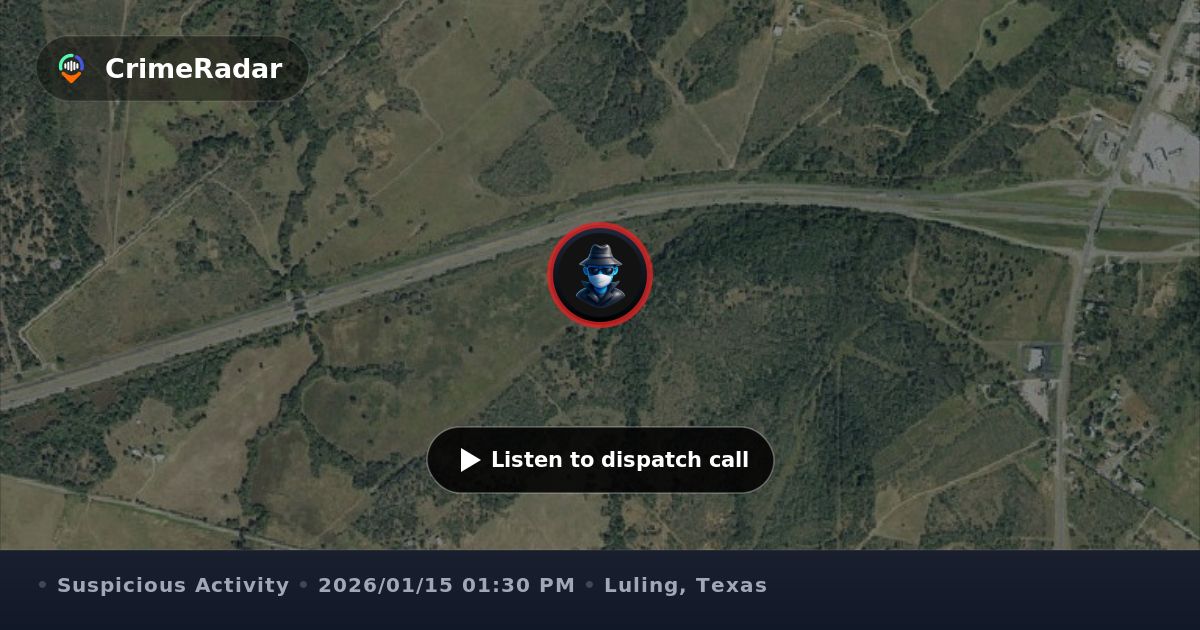 Possible property concern near Kelly Rd, Luling TX | CrimeRadar