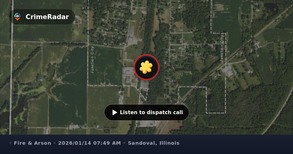 Fire alarm activates at business on Madison Ave, Sandoval IL | CrimeRadar