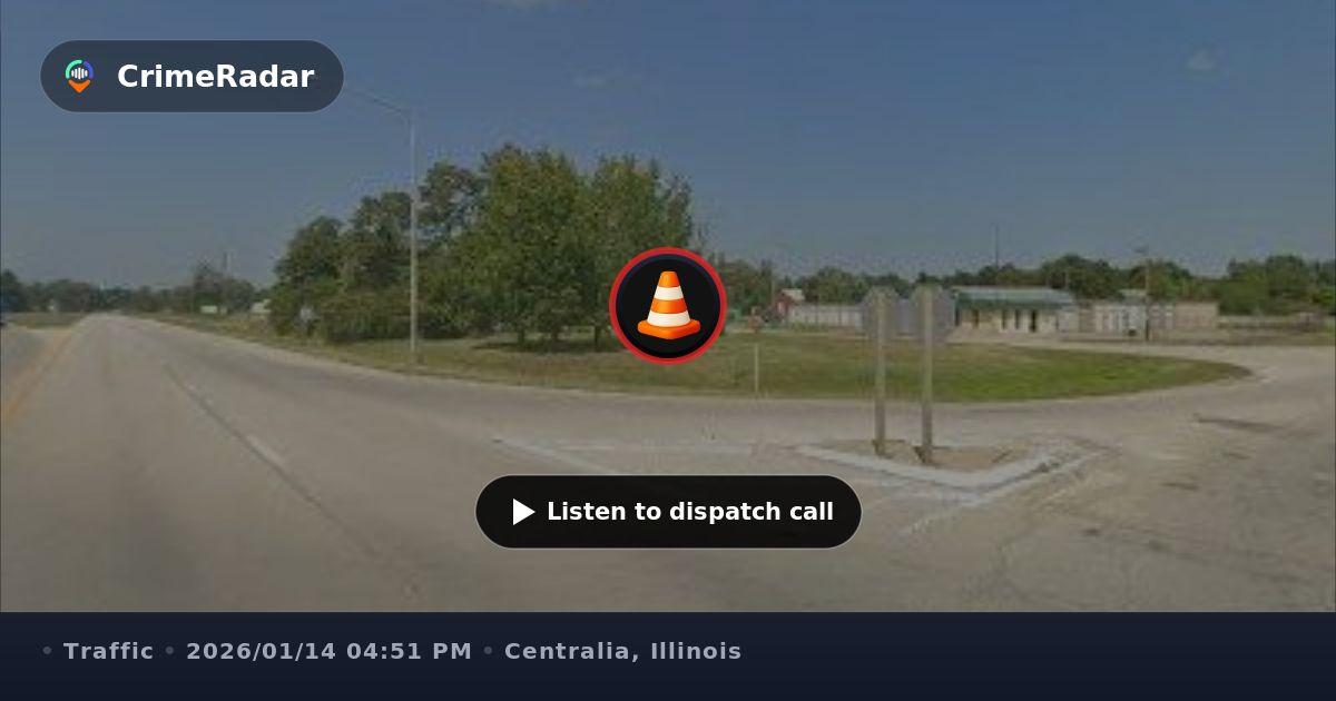 Traffic stop near Walnut Hill and Route 51, Centralia IL | CrimeRadar
