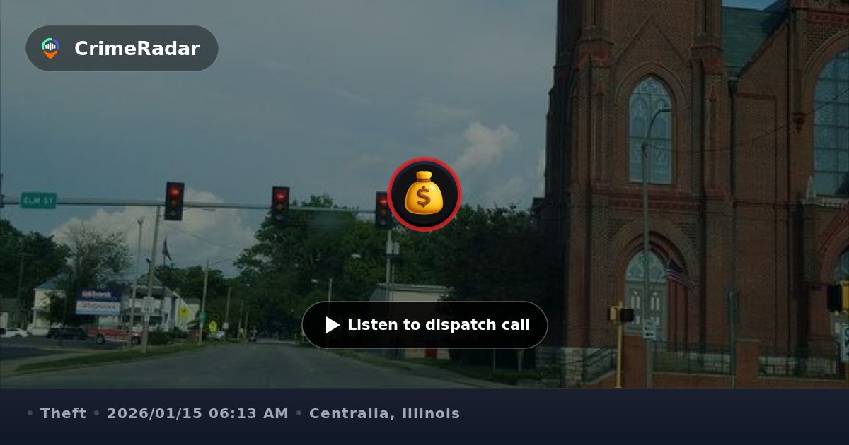 Possible theft near East Noleman and CVS, Centralia IL | CrimeRadar